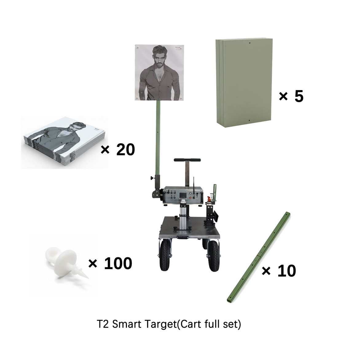 T2 Smart Target - Field Cart Full Set – Robotarget + Tacland